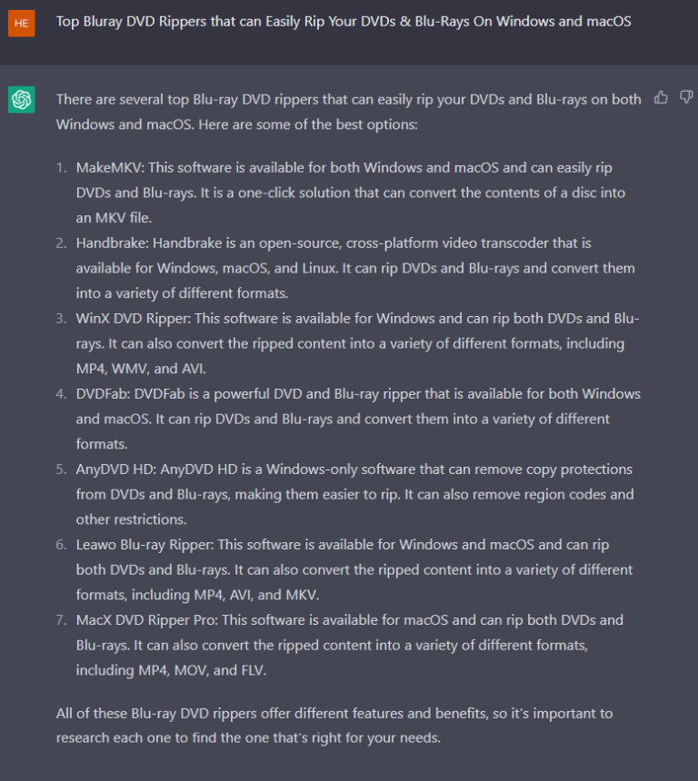 Best Bluray DVD Ripper to Rip DVD/Bluray on PC and Mac