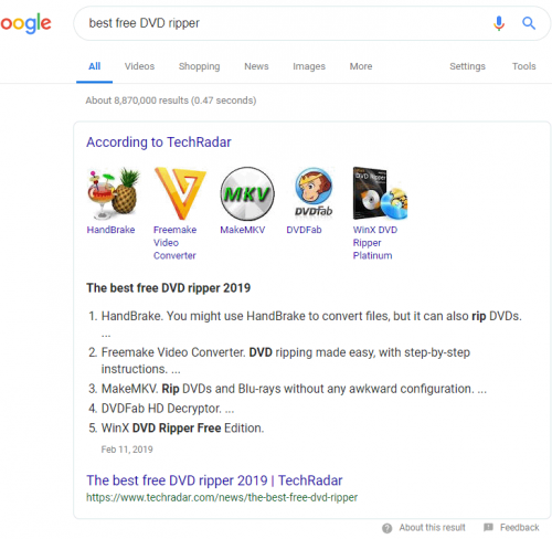 Lists of 2023 Top 5 Free DVD Rippers That are 100% Free with Pros/Cons